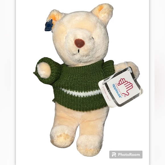 Applause | Toys | Vintage 985 Applause Emile Teddy Bear Soft Plush ...